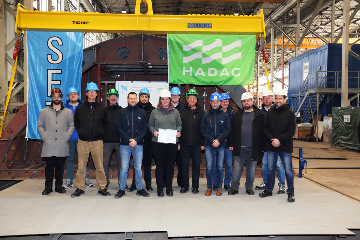 SET feiert Kiellegung des dritten HADAG-Neubaus in Tangermünde - SET ...